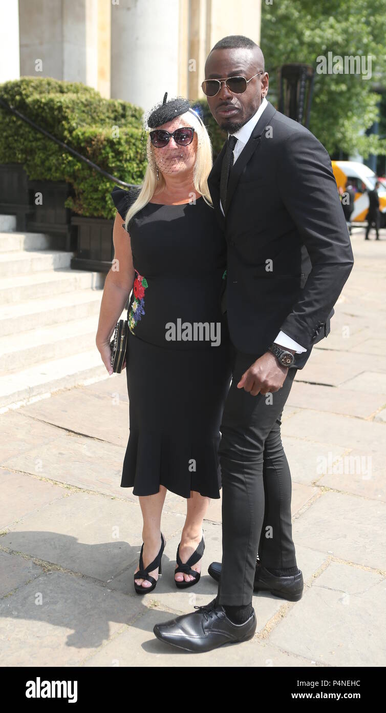 The funeral of Dale Winton at The Old Church in Marylebone, London ...
