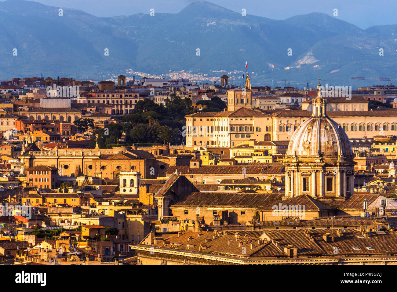 Rome city skyline panoramic view Stock Photo - Alamy