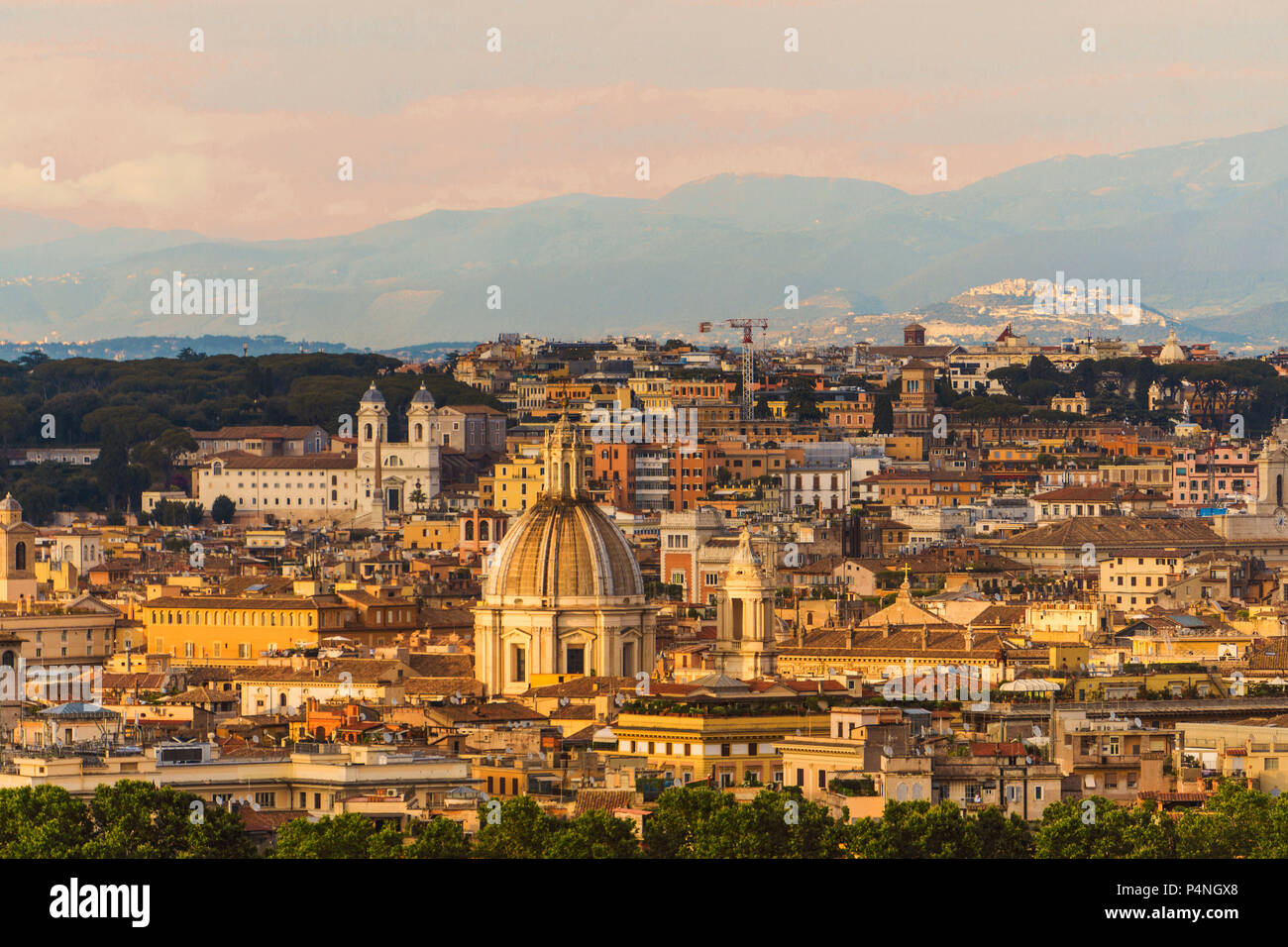 Rome city skyline panoramic view Stock Photo - Alamy