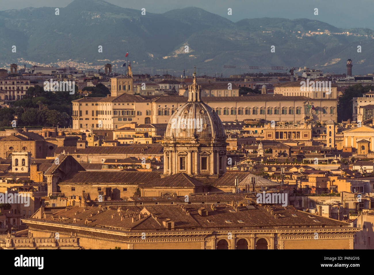 Rome city skyline panoramic view Stock Photo - Alamy