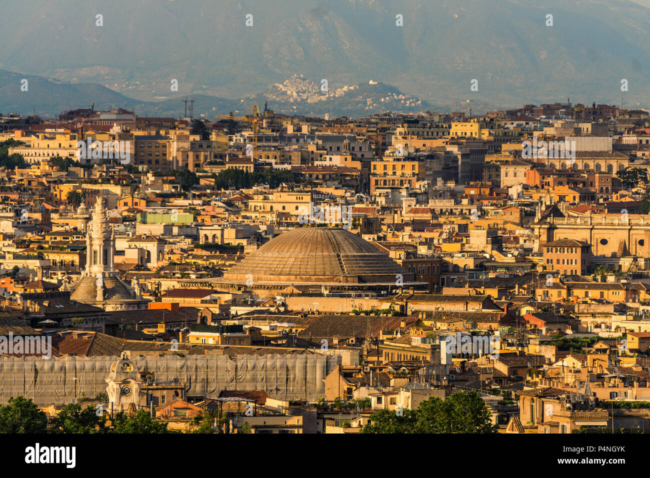 Pantheon rome aerial hi-res stock photography and images - Alamy