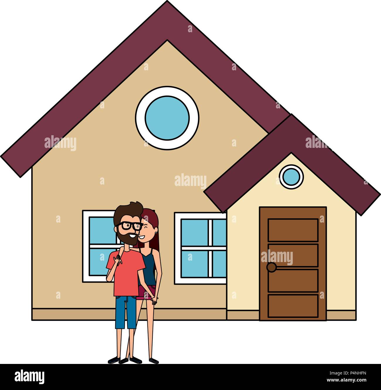 Real lovers Cut Out Stock Images & Pictures - Alamy