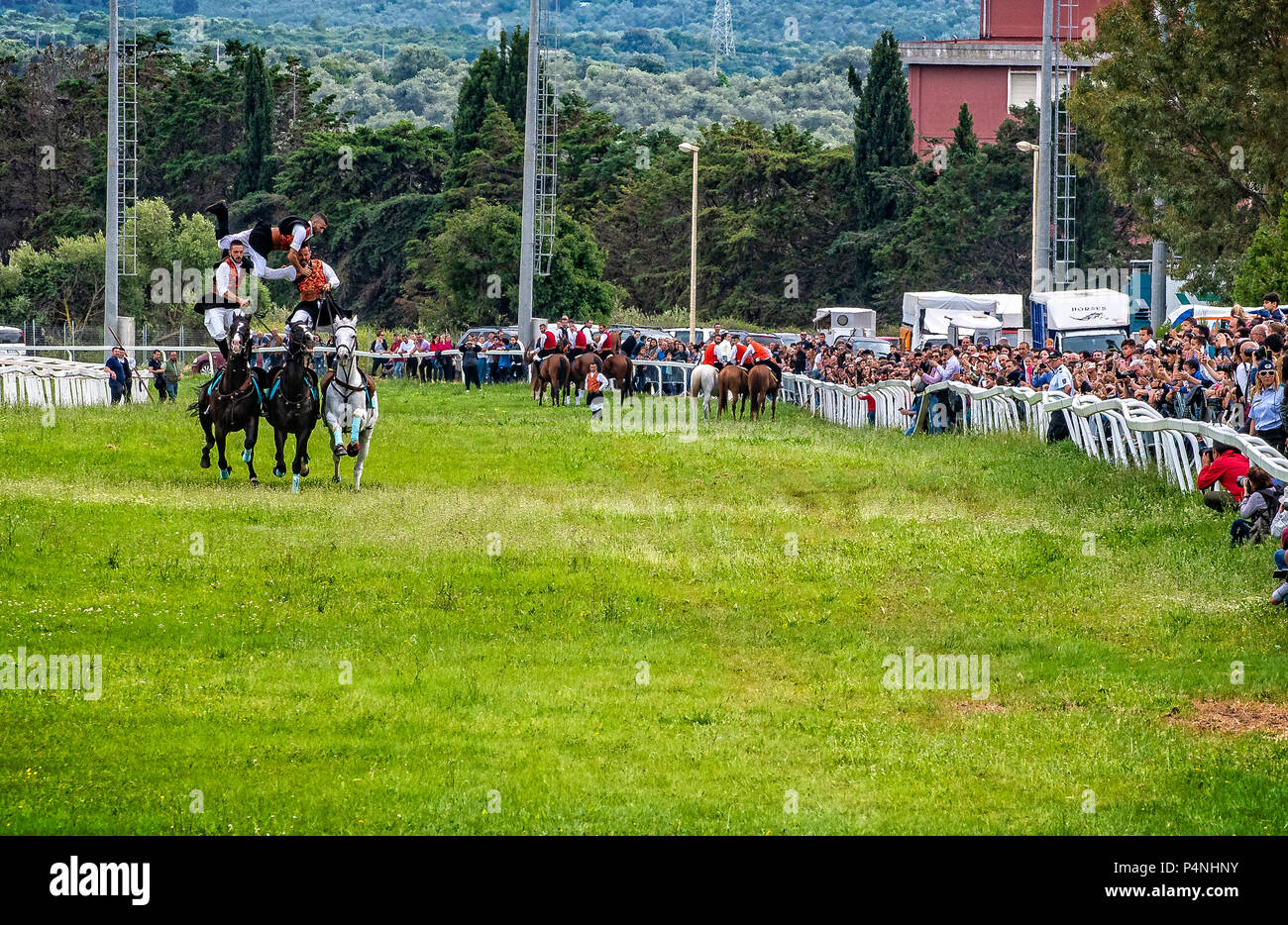 Italy Sardinia Sassari " Cavalcata Sarda " Festival Stock Photo - Alamy