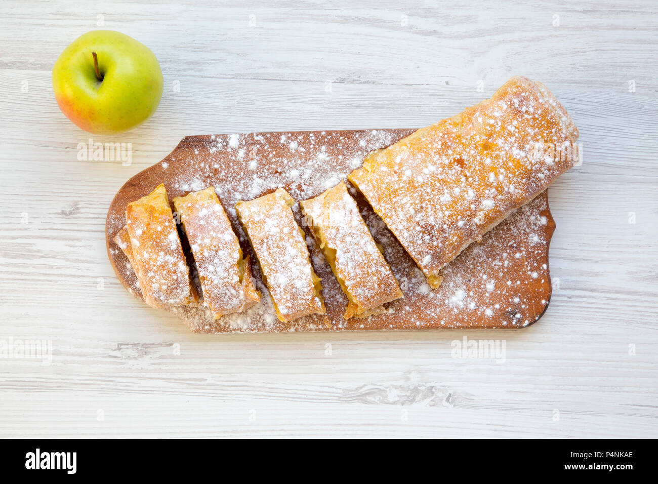Apfelstrudel above hi-res stock photography and images - Alamy