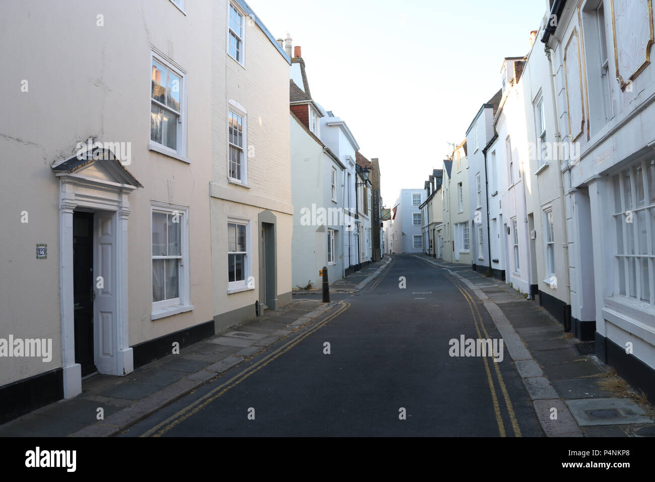 Houses on Middle Street, Deal, Kent, England Stock Photo - Alamy