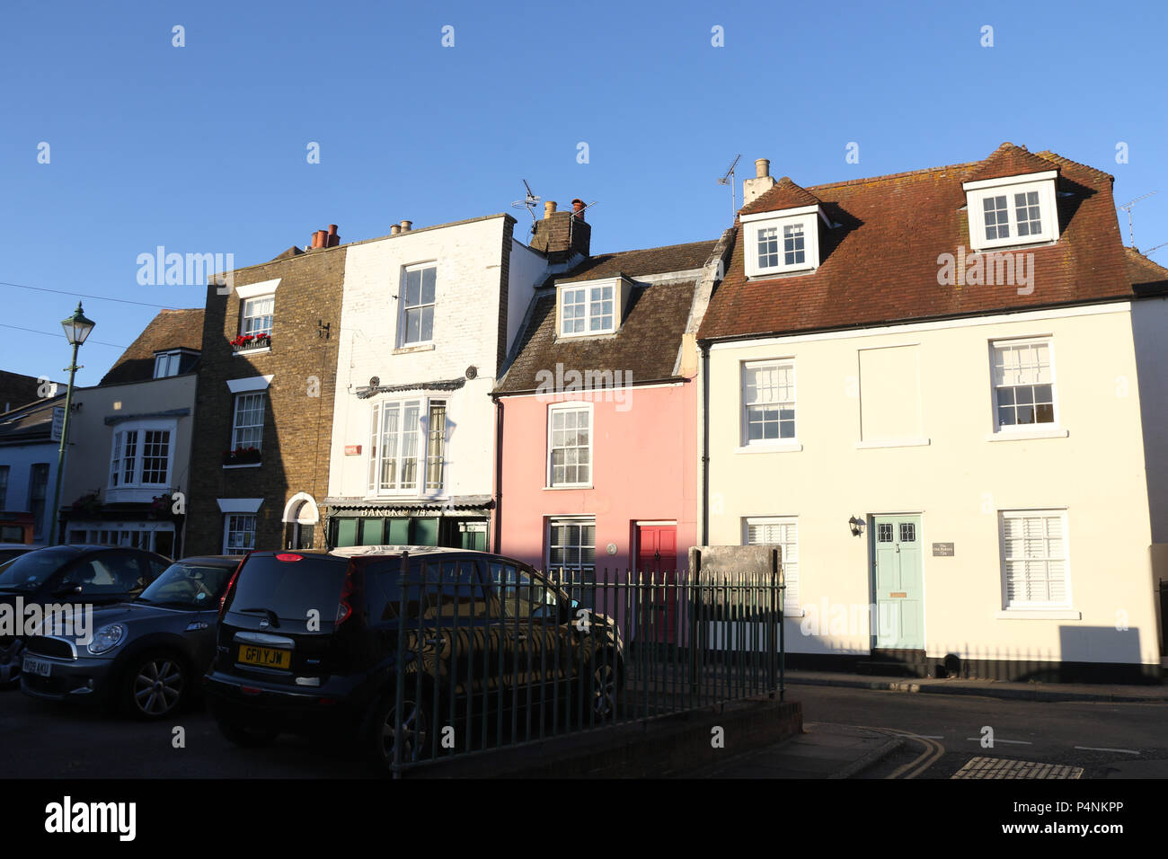 Houses on Middle Street, Deal, Kent, England Stock Photo - Alamy