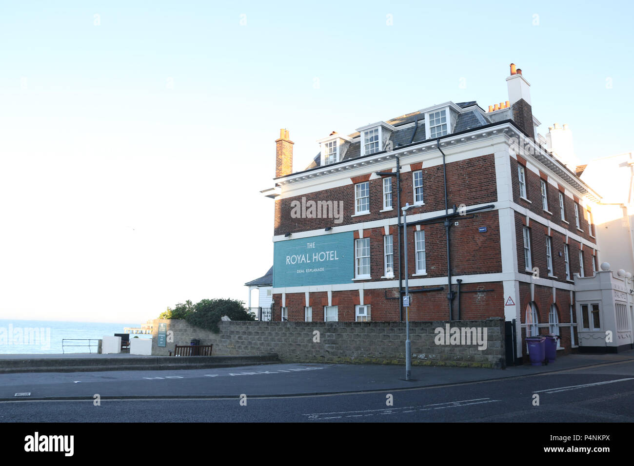 The Royal Hotel, Deal, Kent Stock Photo - Alamy