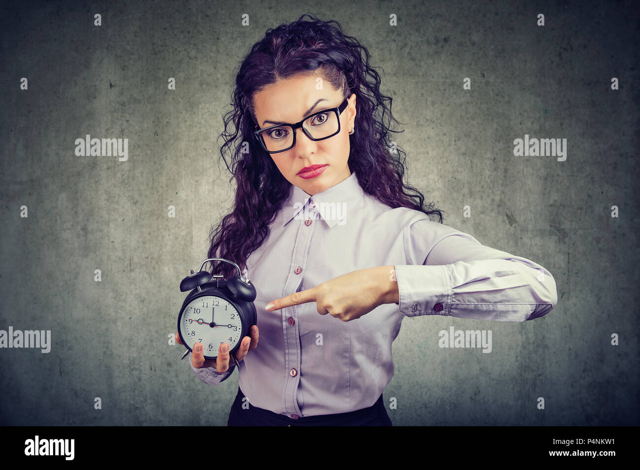Strict business woman in office hi-res stock photography and images - Alamy