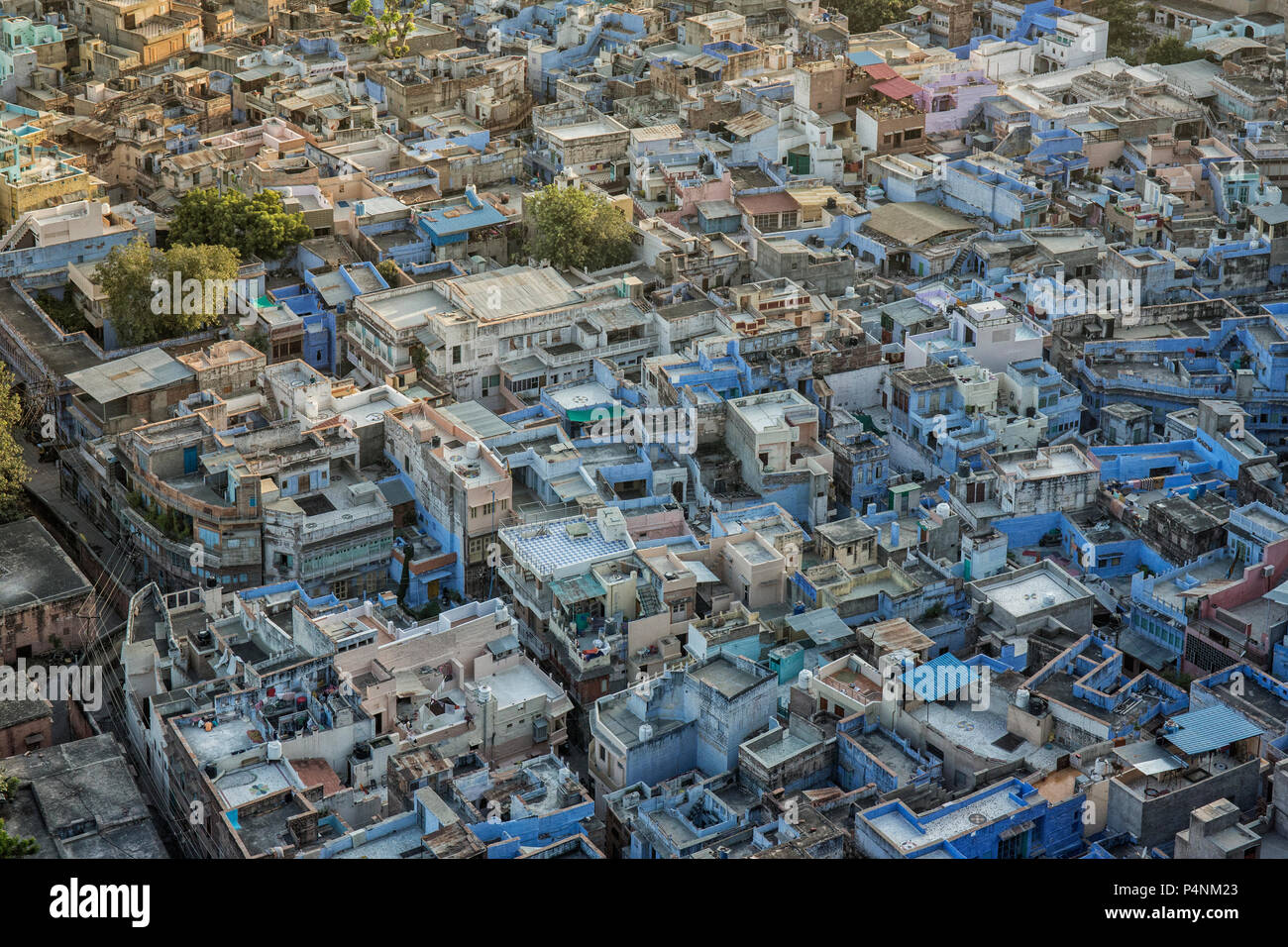 View of Jaisalmer, India. Jaisalmer is a former medieval trading center ...