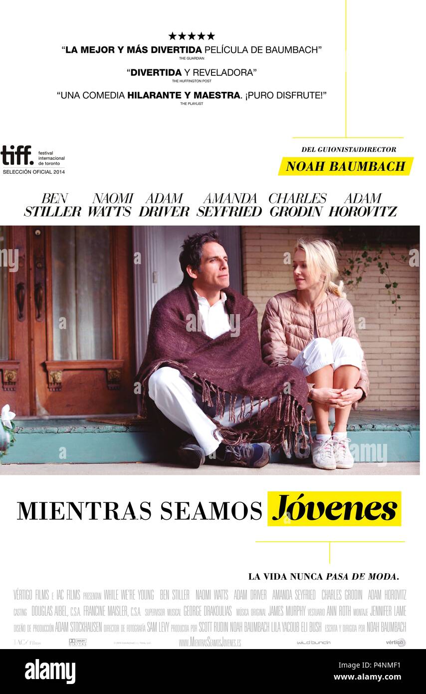 Original Film Title: WHILE WE'RE YOUNG. English Title: WHILE WE'RE ...