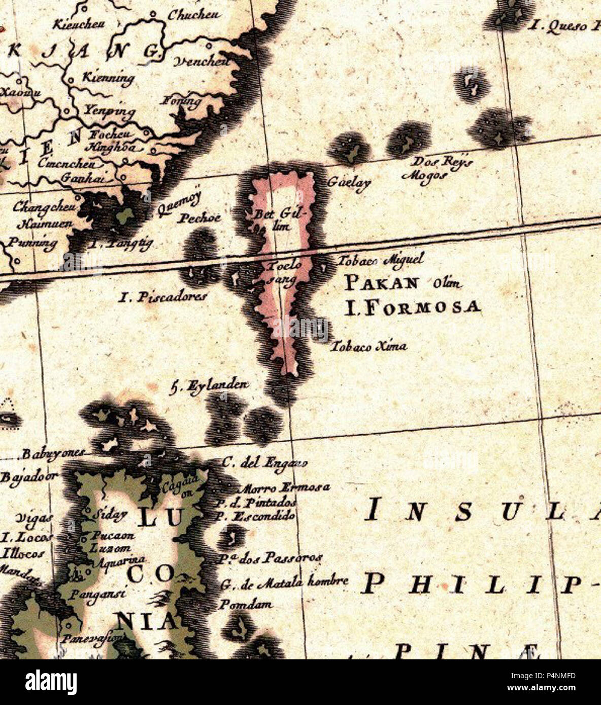 Map Of Formosa Stock Photos & Map Of Formosa Stock Images - Alamy