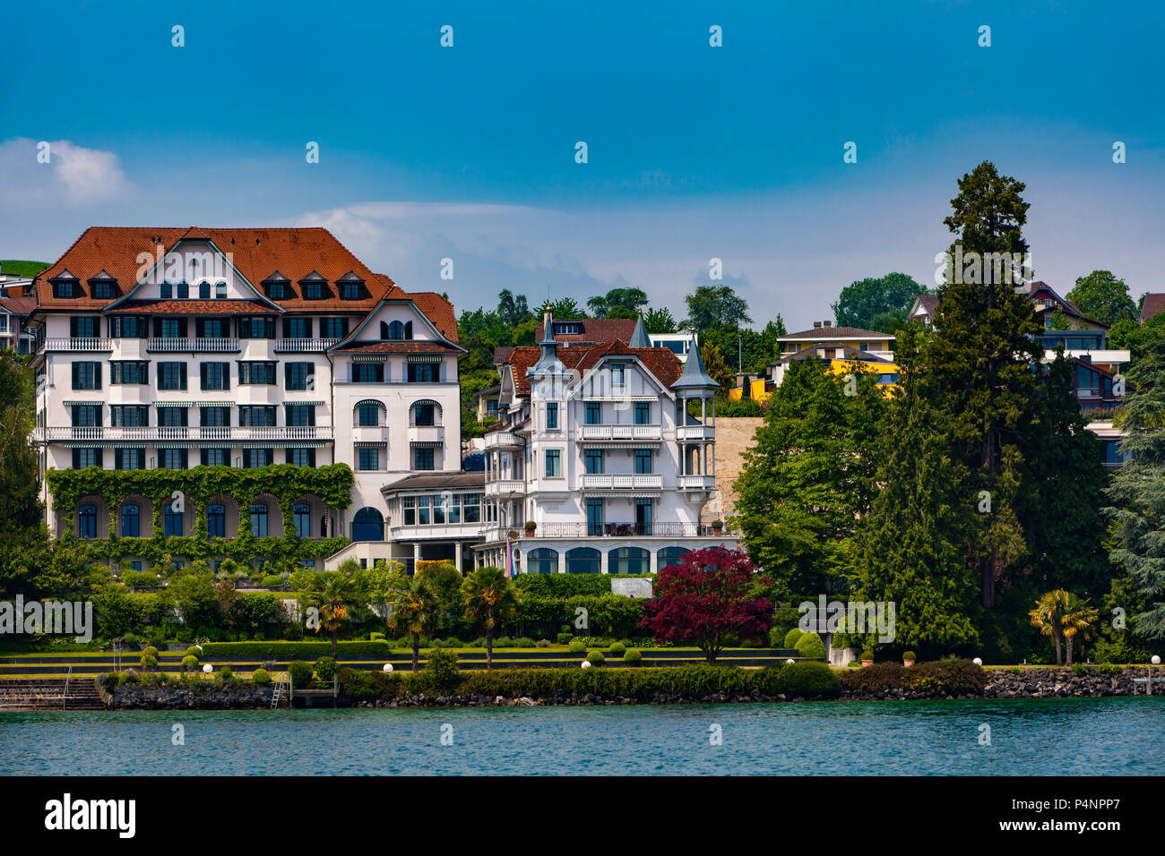 Weggis town hi-res stock photography and images - Alamy