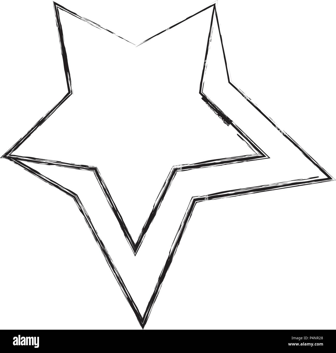 grunge sparkly star pop art design vector illustration Stock Vector ...