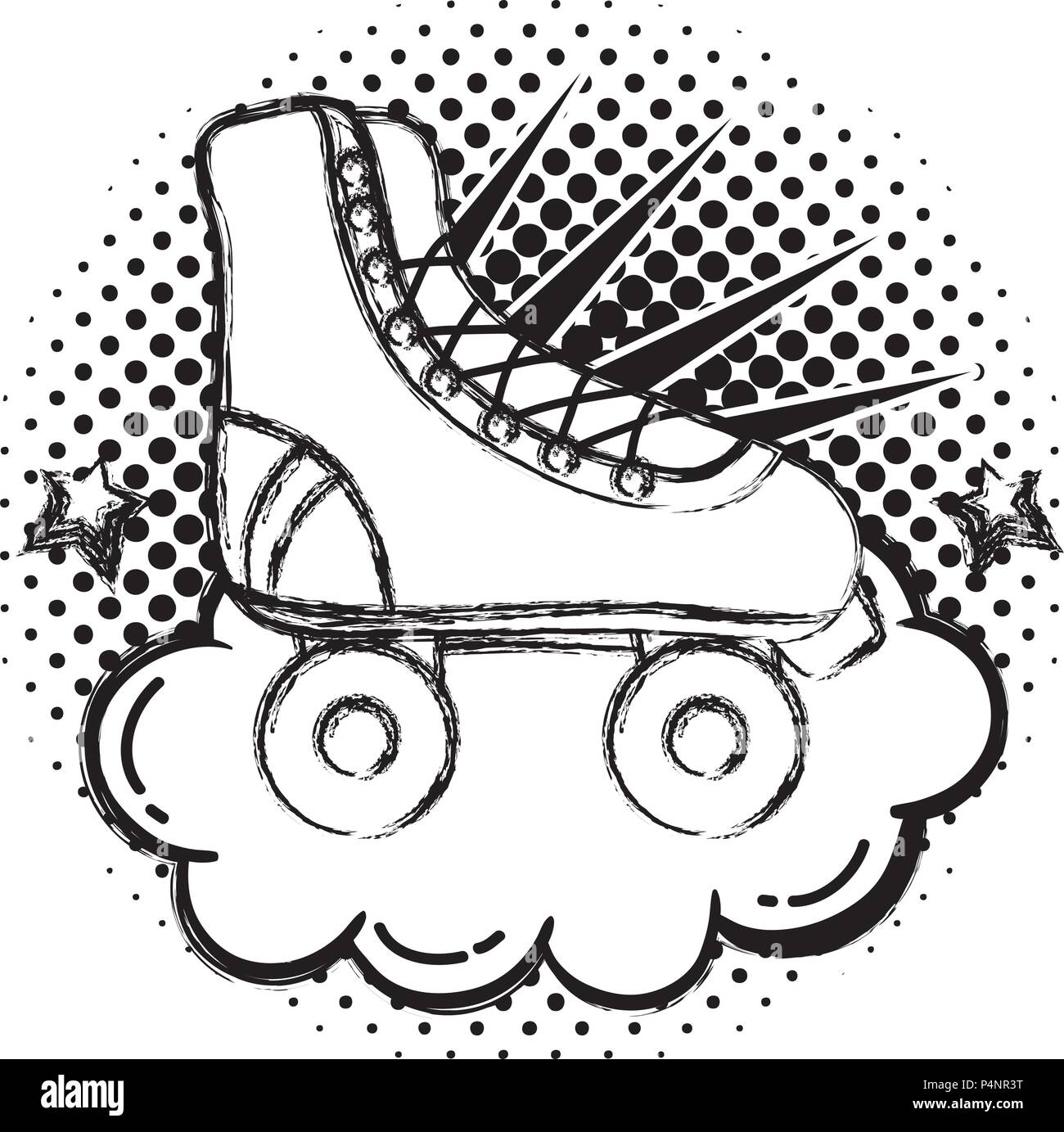 Roller Skate Template Printable