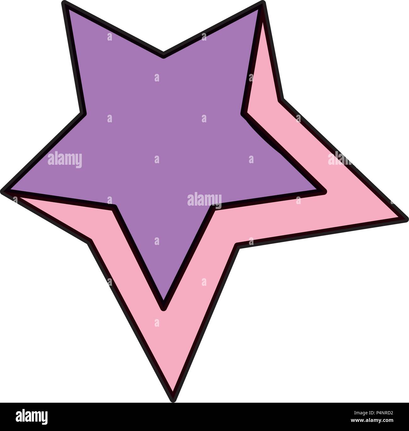color sparkly star pop art design vector illustration Stock Vector ...
