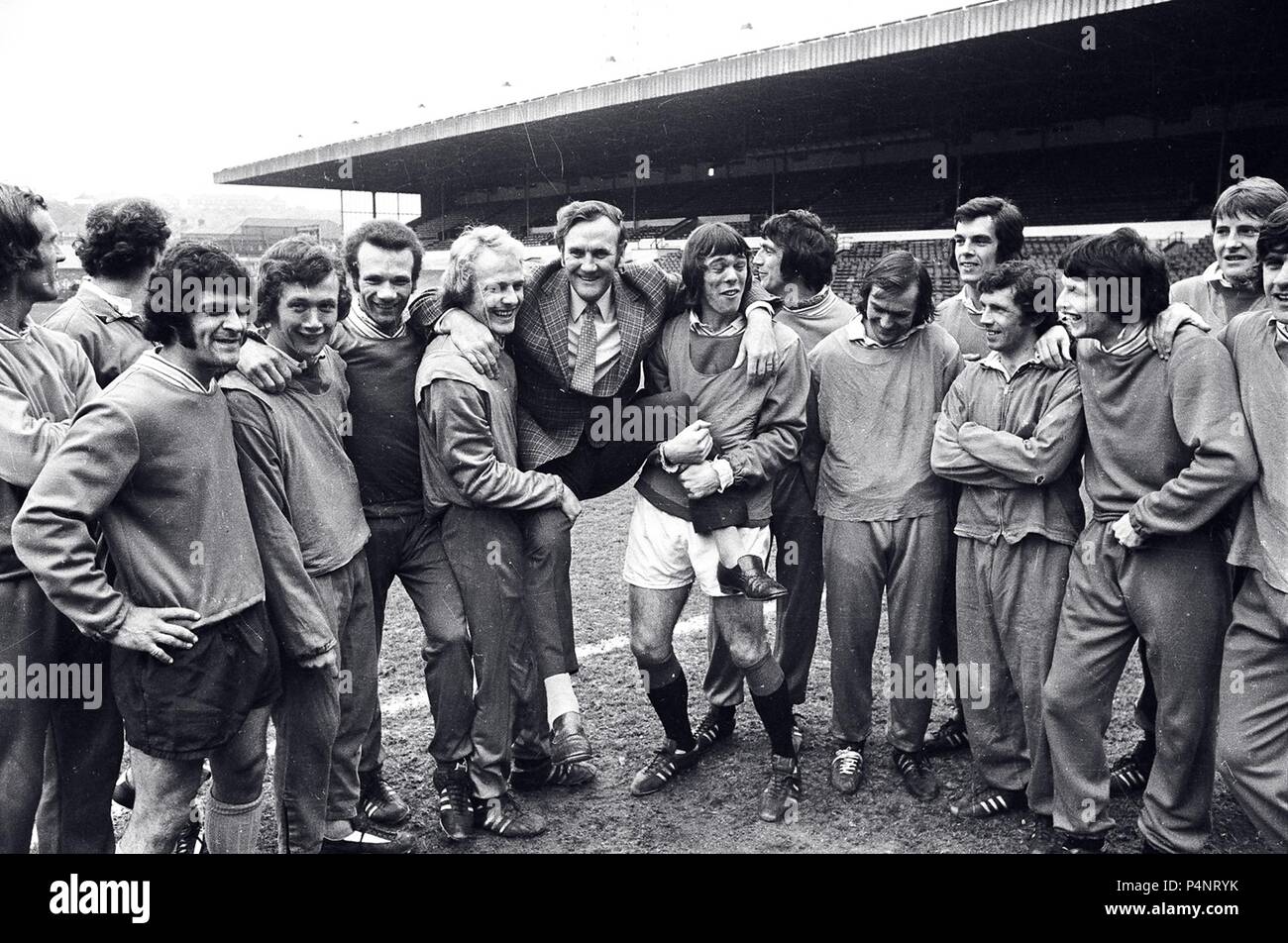 Don Revie Leeds United Champions 1974 Stock Photo - Alamy