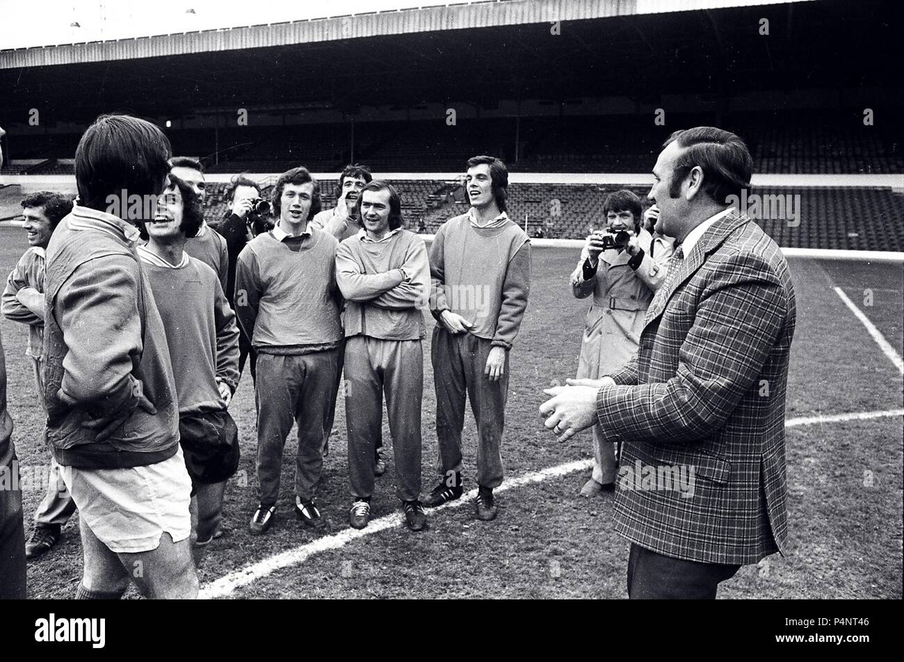 Don Revie Leeds United Champions 1974 Stock Photo - Alamy