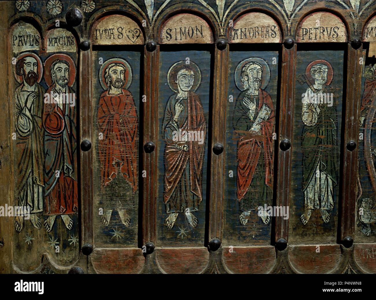 ARCA DE LOS APOSTOLES-ROMANICO-DET IZQUIERDO-SEIS APOSTOLES(CONJ 36473/ ...