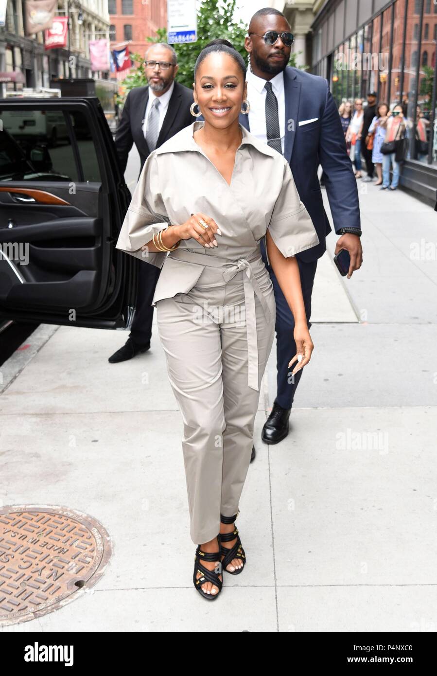 New York, NY, USA. 22nd June, 2018. Simone Missick, seen at BUILD ...