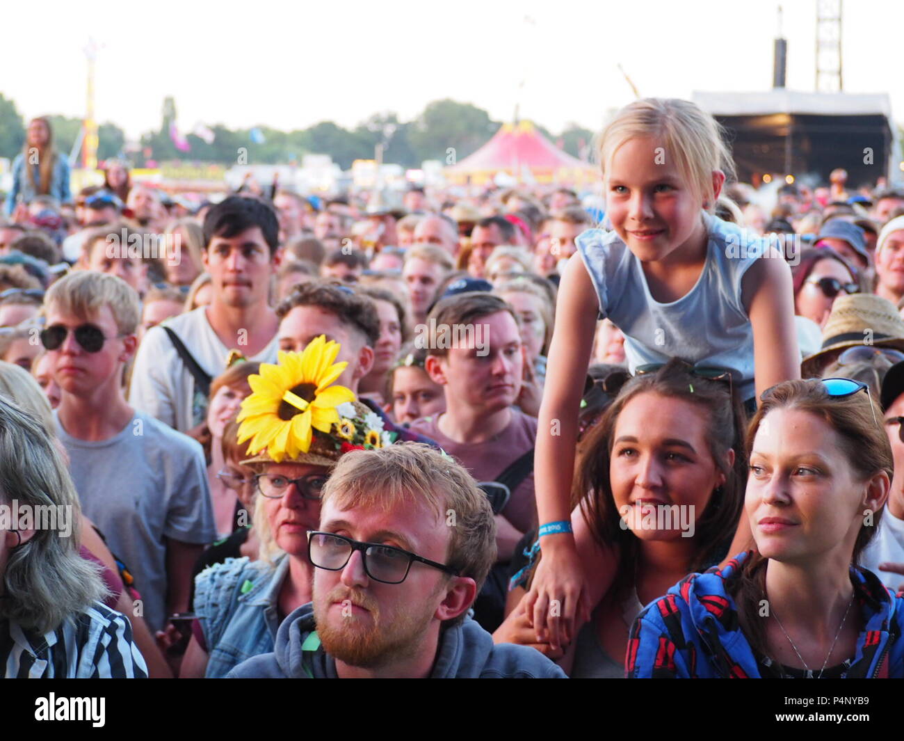 Isle of wight music festival family hi-res stock photography and images ...