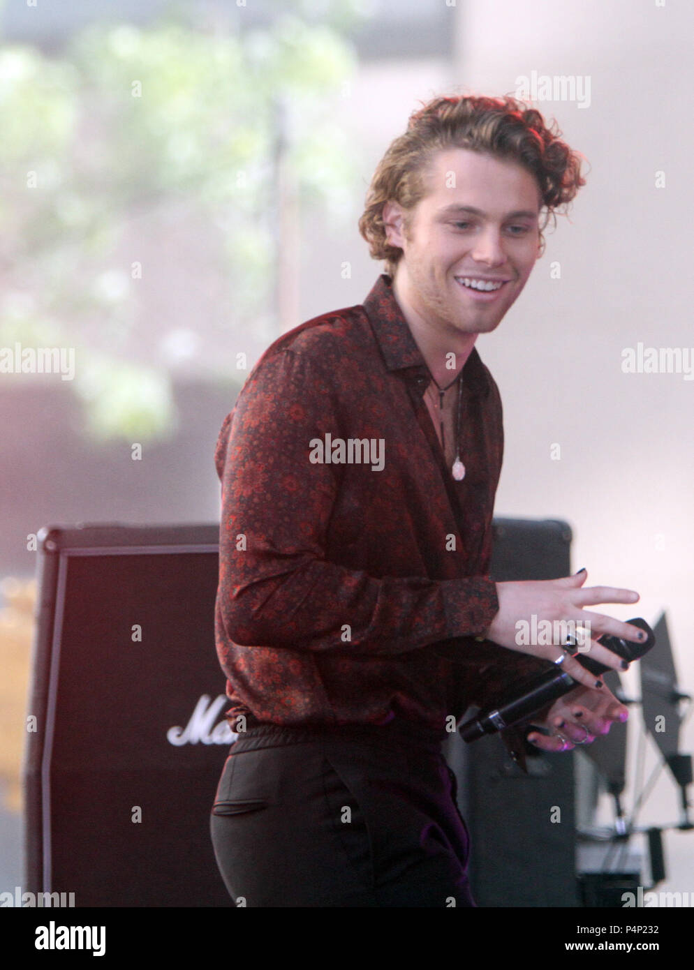 NEW YORK, NY June 22, 2018:Luke Hemmings of 5 Seconds Of Summer ...