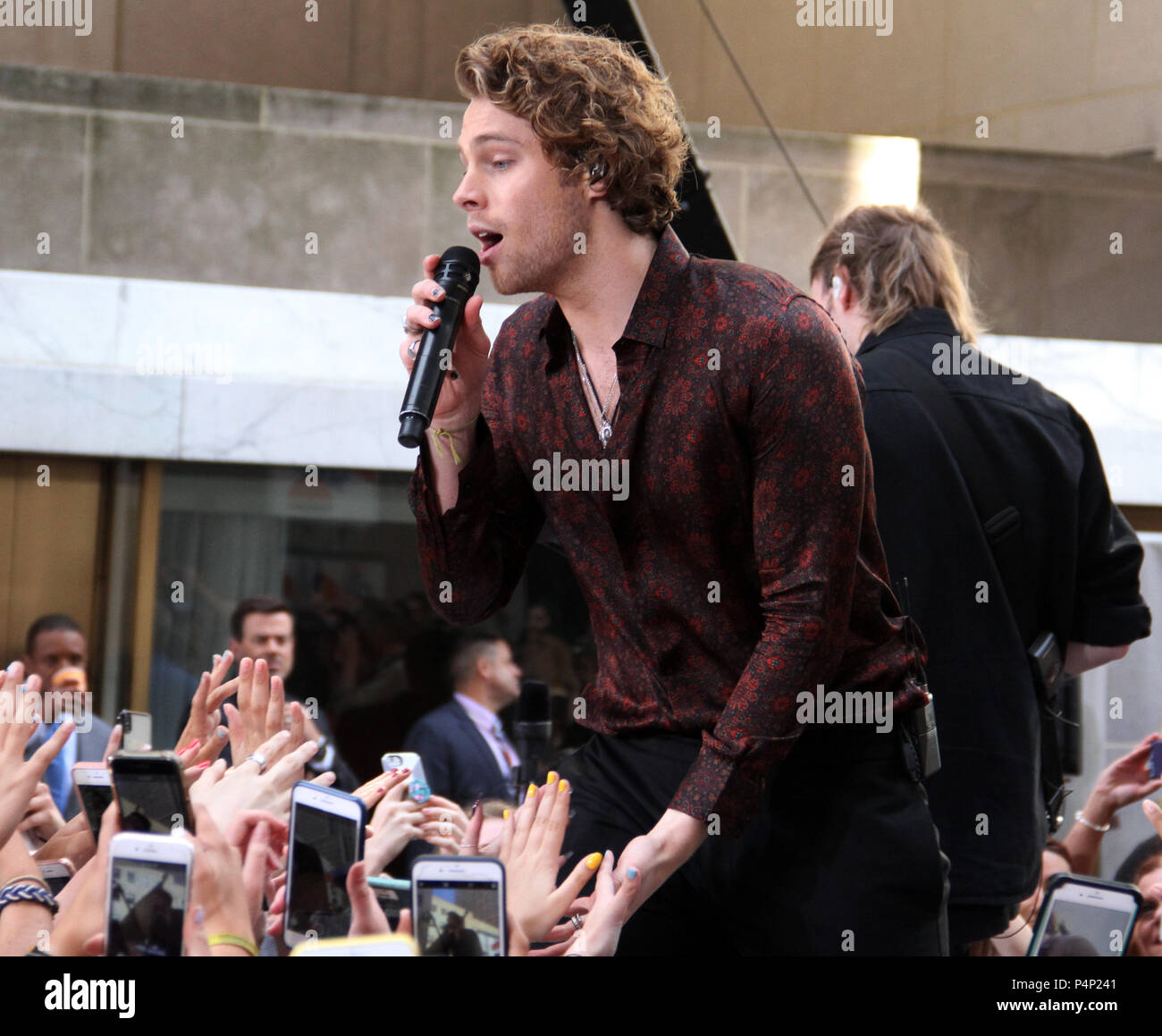 NEW YORK, NY June 22, 2018:Luke Hemmings of 5 Seconds Of Summer ...