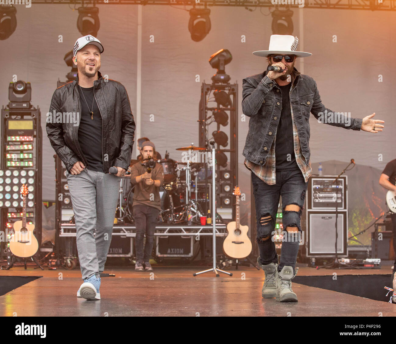 Chicago, Illinois, USA. 22nd June, 2018. CHRIS LUCAS and PRESTON BRUST ...