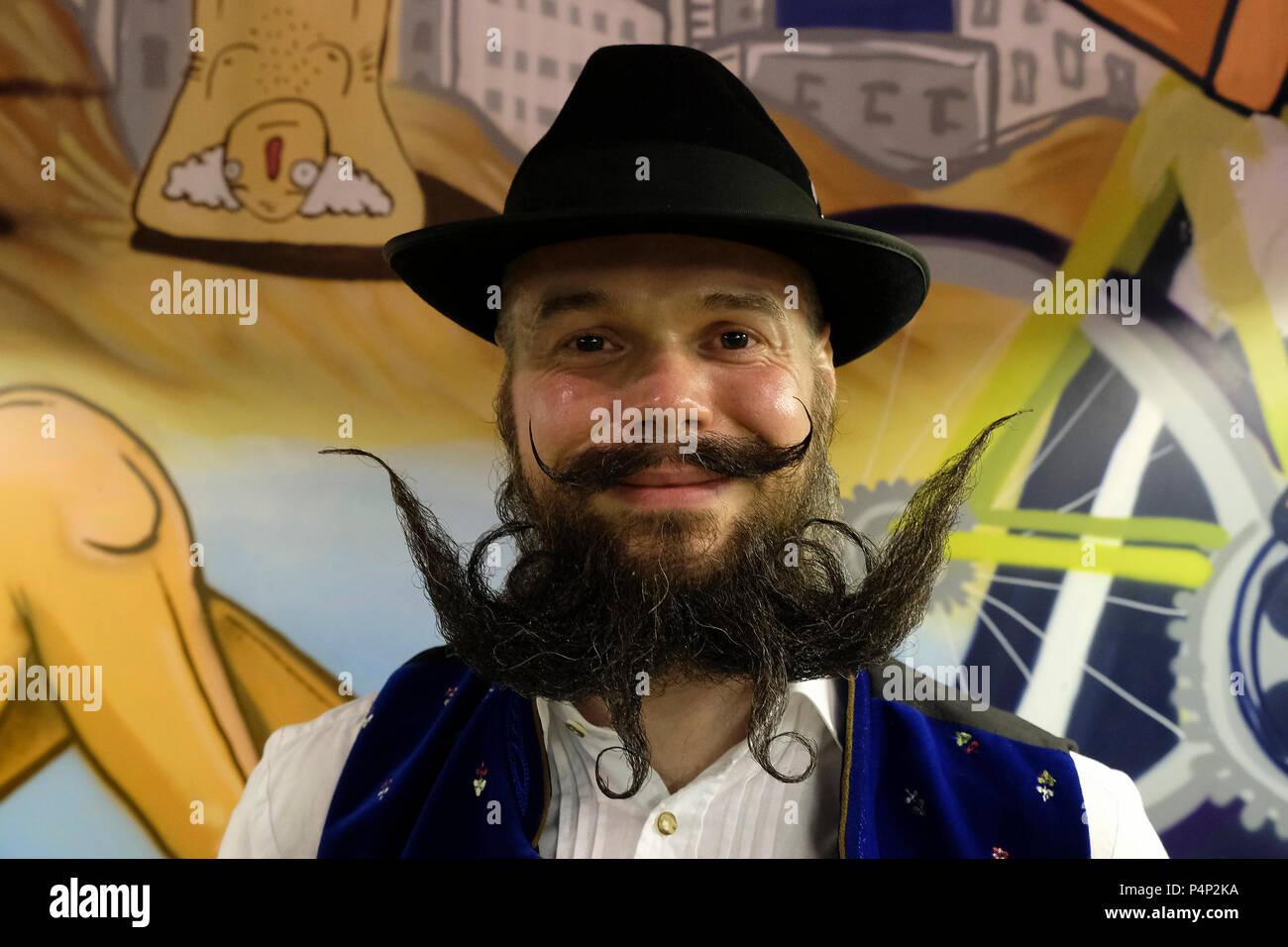 Moustache competition german hi-res stock photography and images - Alamy