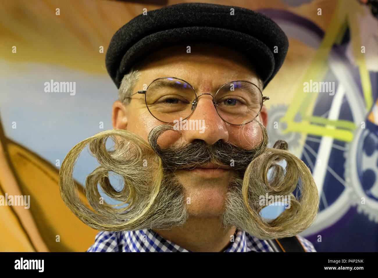 Herve Diebolt French contestant of the 'Open European Beard And ...