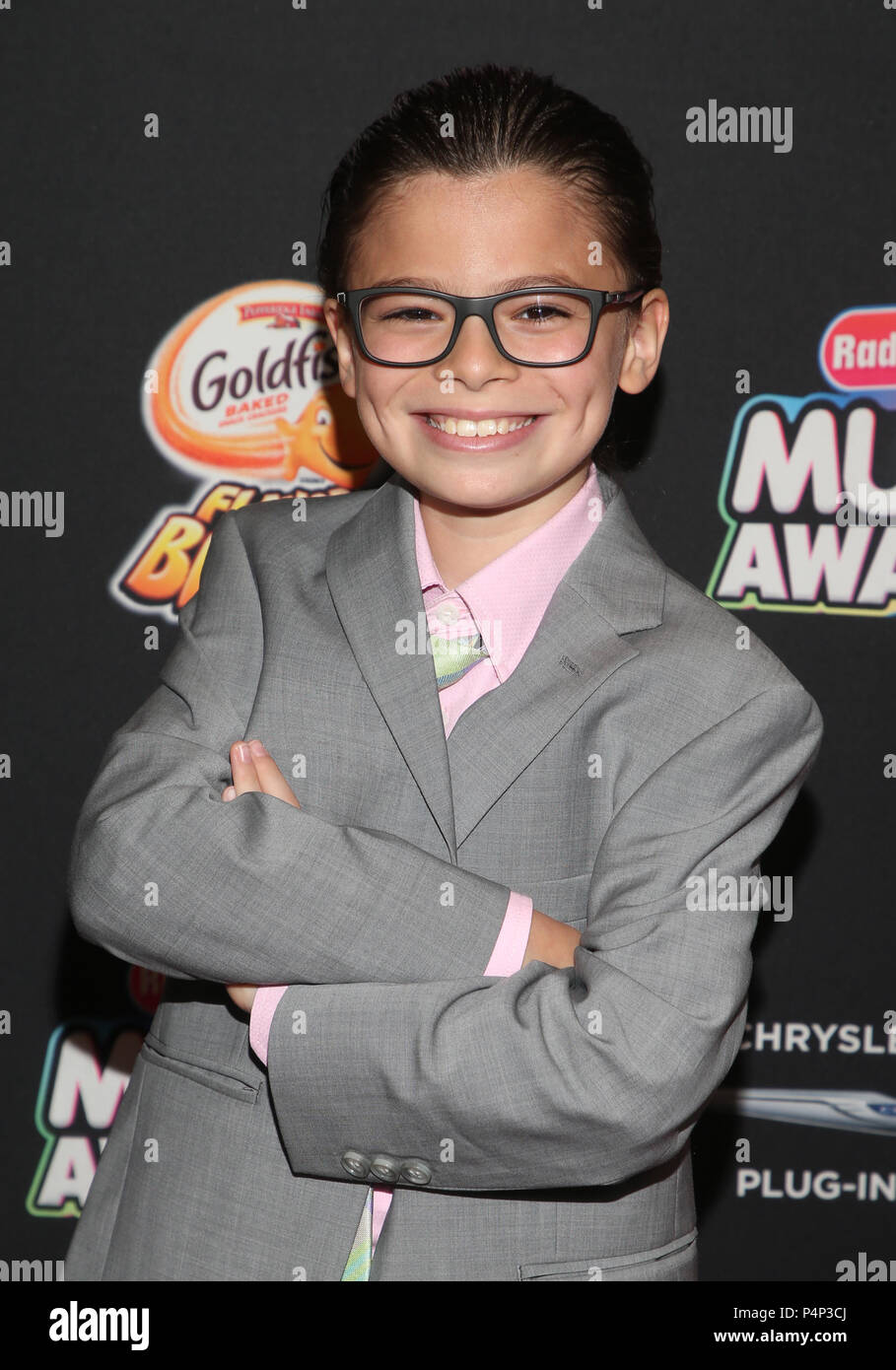 HOLLYWOOD, CA - JUNE 22: Raphael Alejandro, at the 2018 Radio Disney ...