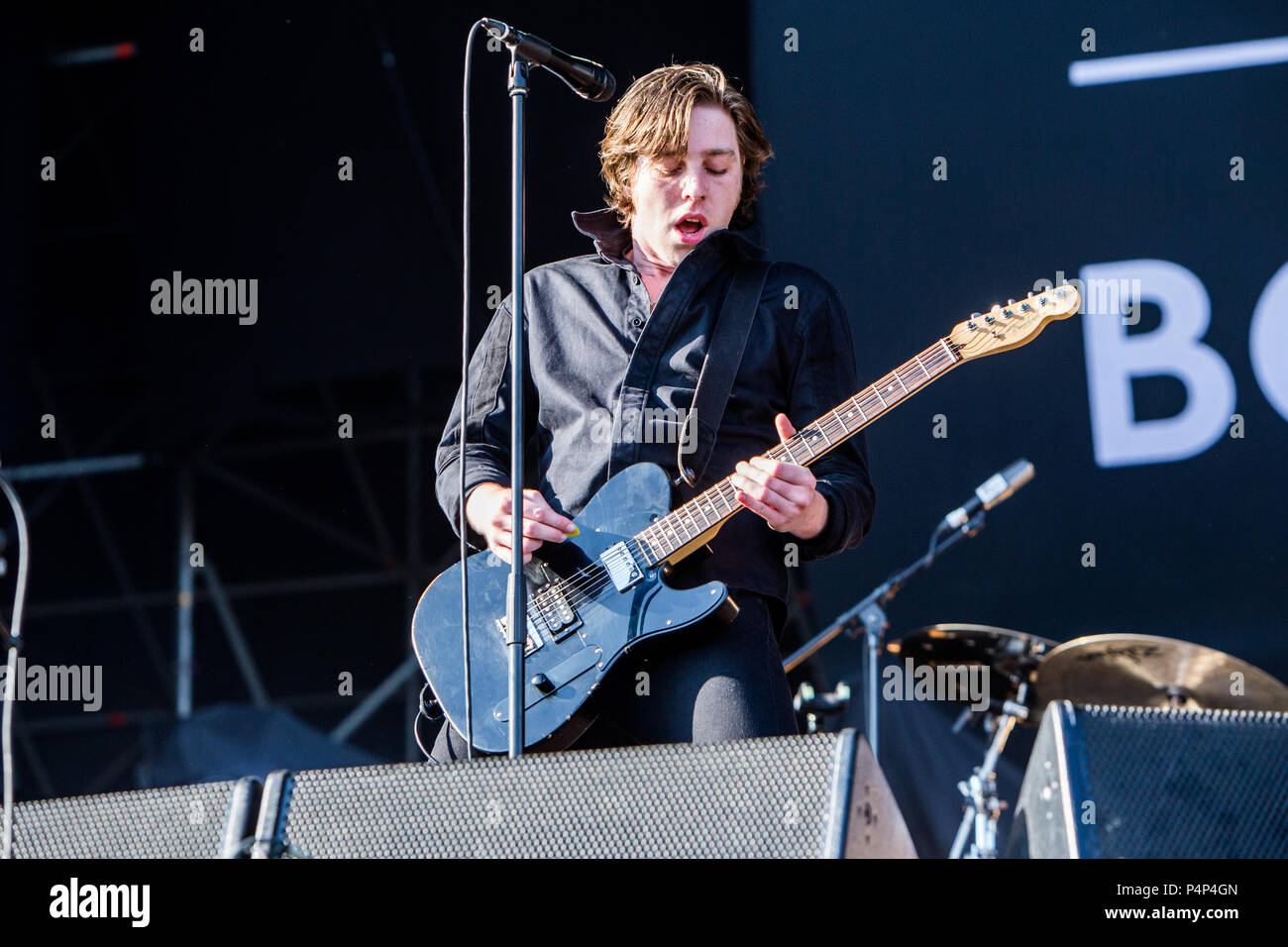Milan Italy. 22 June 2018. The Welsh rock band CATFISH AND THE ...
