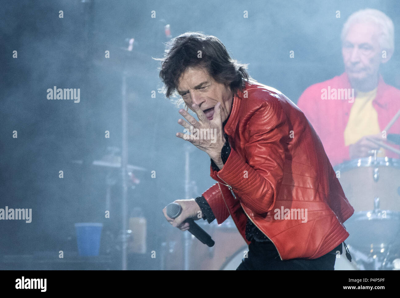 Berlin, Germany. 22nd June, 2018. Mick Jagger of the Rolling Stones ...