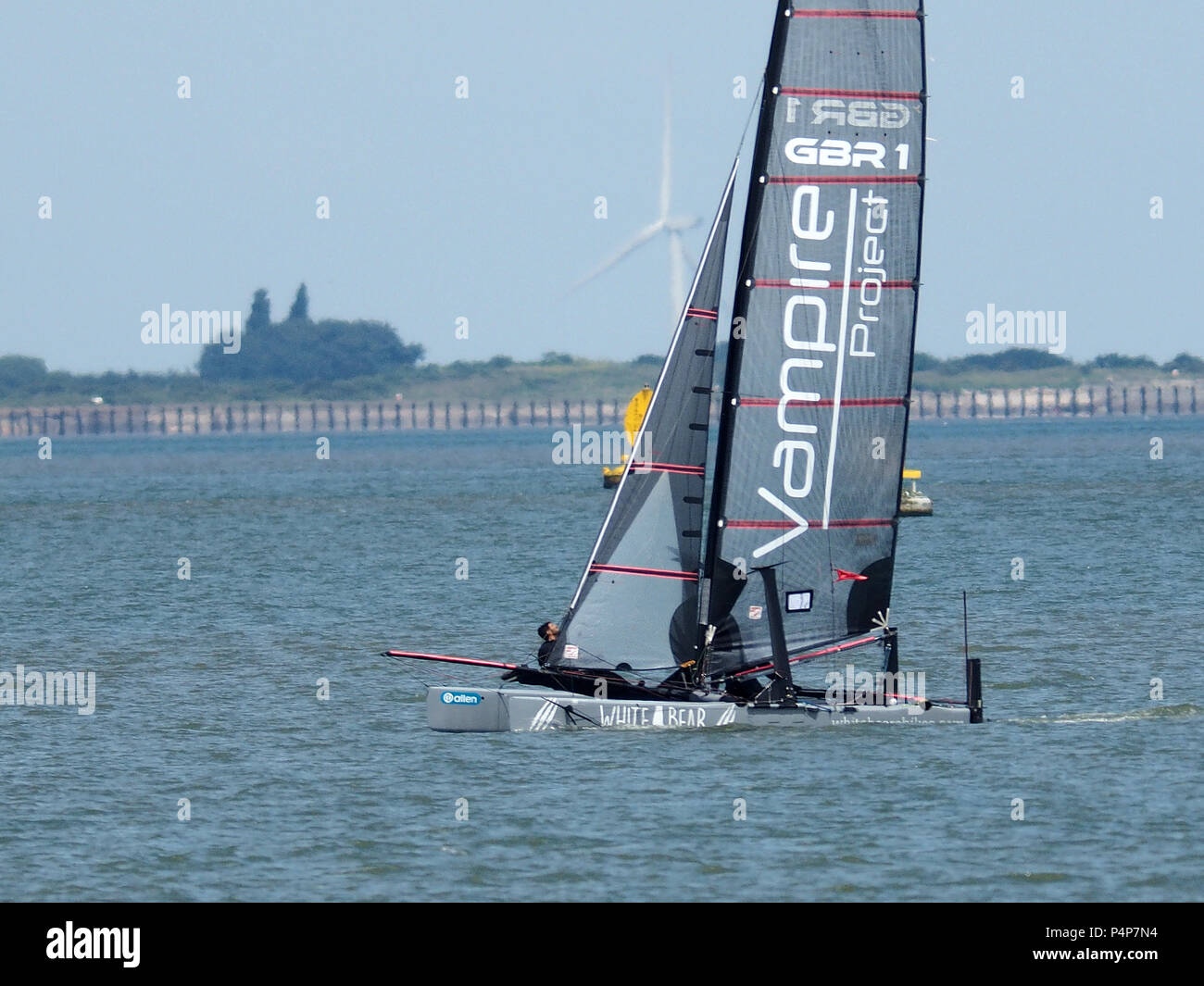 High performance catamarans hi-res stock photography and images - Alamy