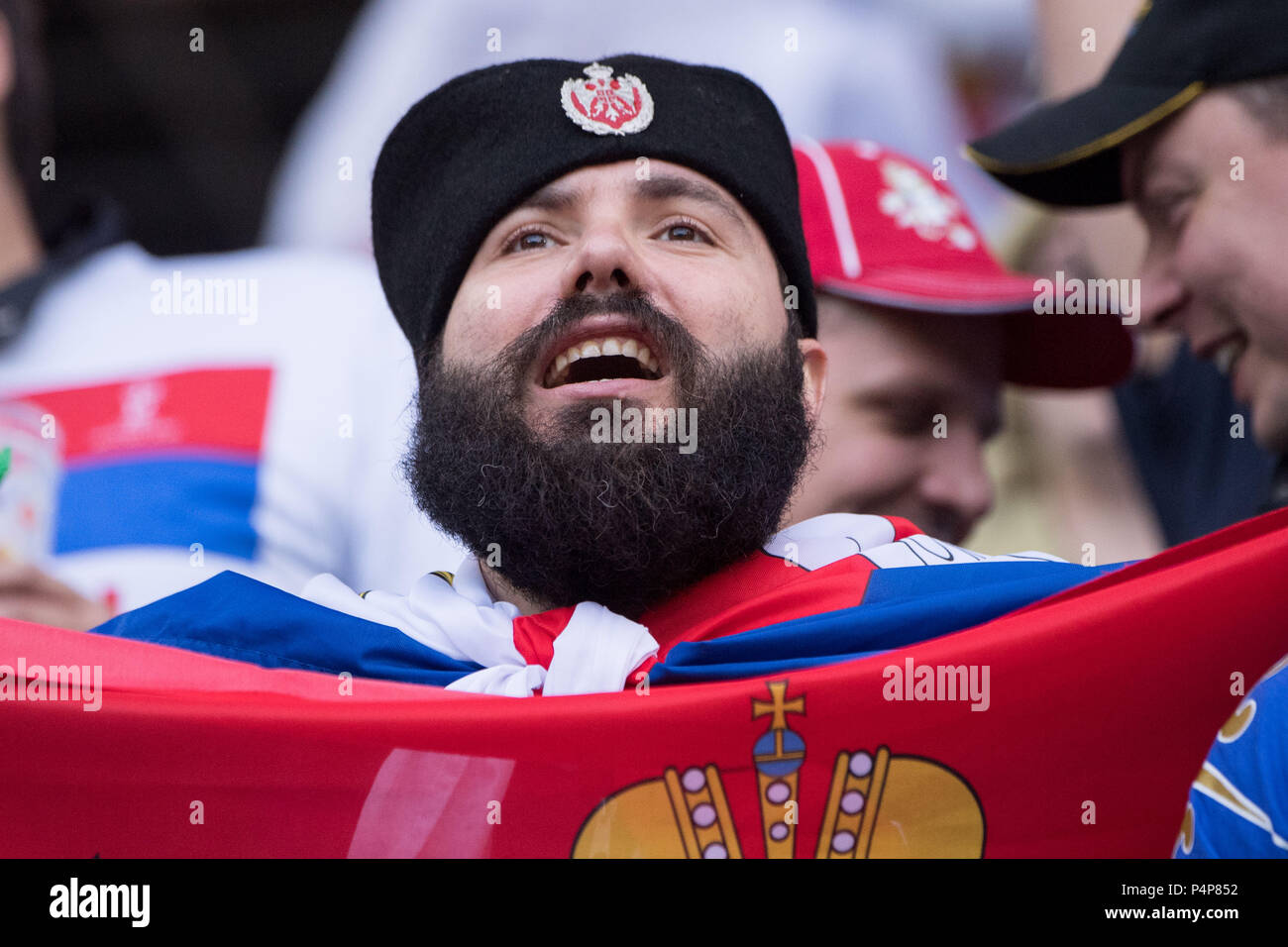 Serbian fans serbia hi-res stock photography and images - Alamy