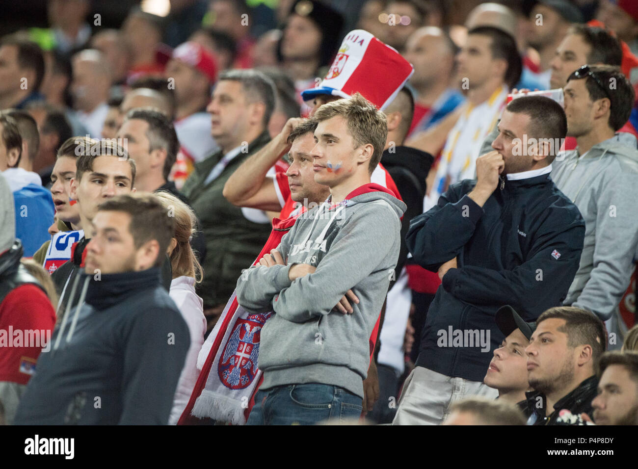Serbian fans hi-res stock photography and images - Alamy