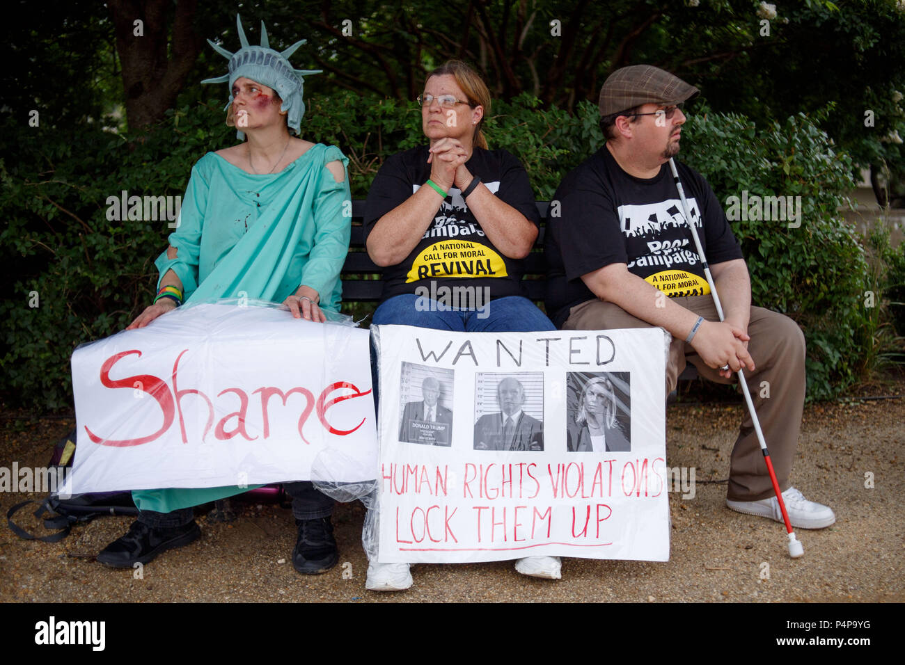 Washington, DC, USA. 23rd June, 2018. Attendees gather at the Stand ...