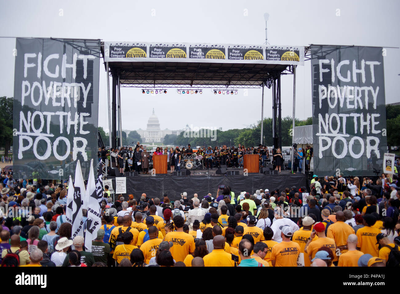 Washington, DC, USA. 23rd June, 2018. Attendees gather at the Stand ...