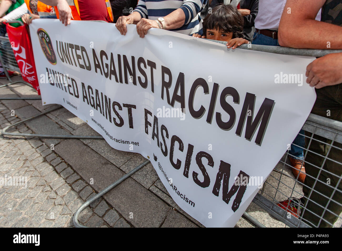 Anti fascist protest belfast hi-res stock photography and images - Alamy