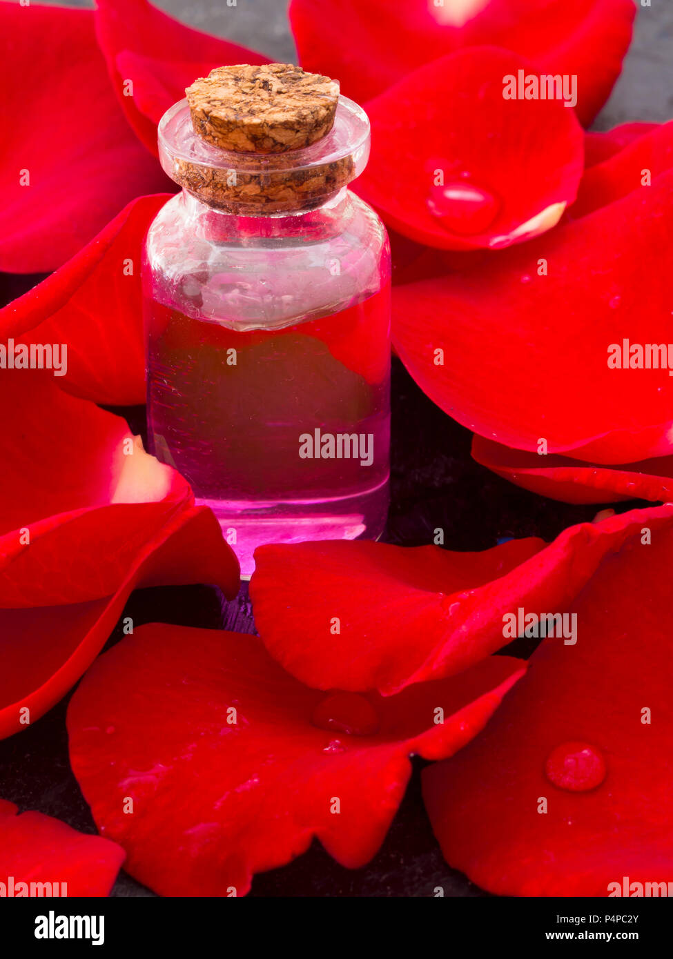 cosmetic with roses Stock Photo - Alamy