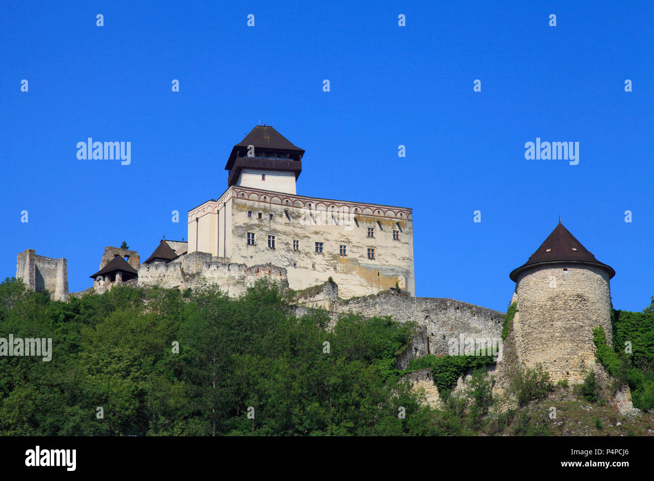 Slovakia, Trencin, Castle Stock Photo - Alamy