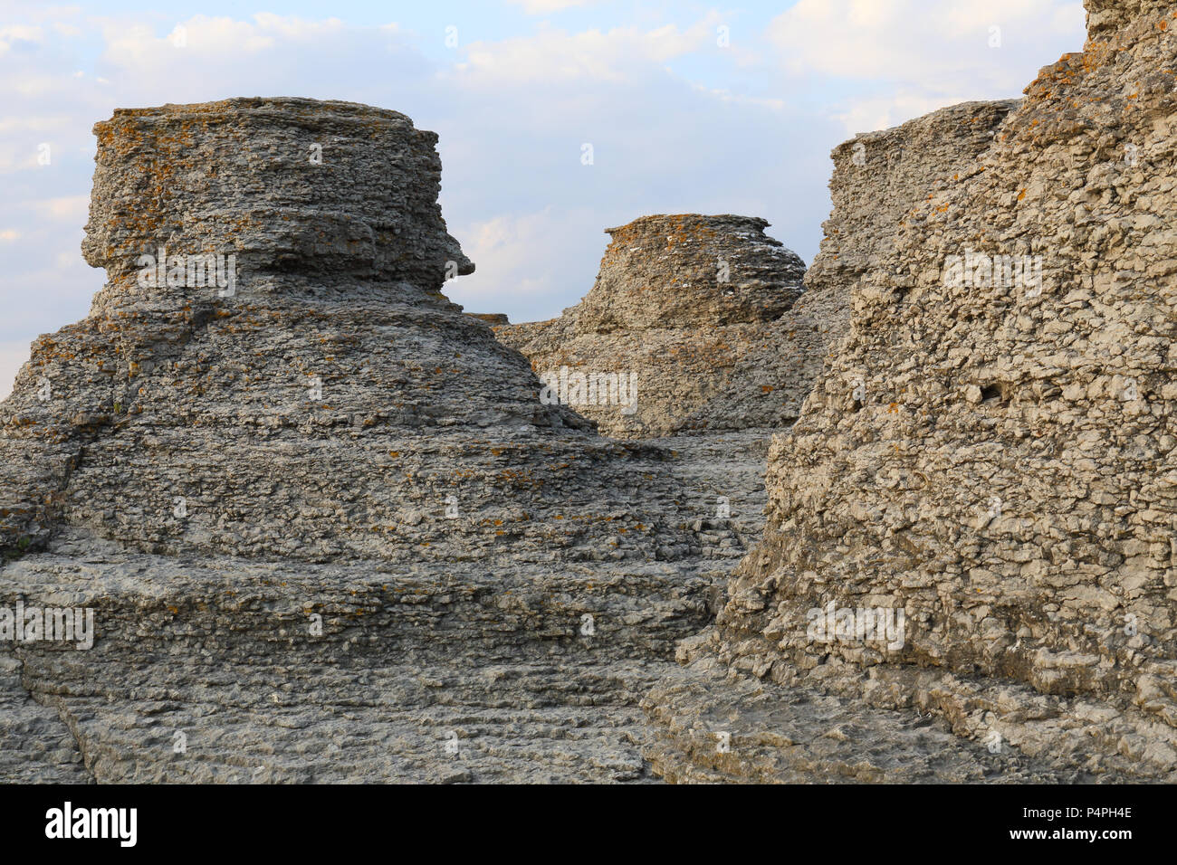 Eroded limestone stacks hi-res stock photography and images - Alamy