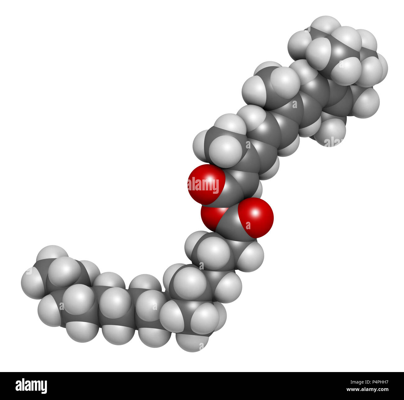 Retinyl palmitate vitamin supplement molecule. Ester of vitamin A ...