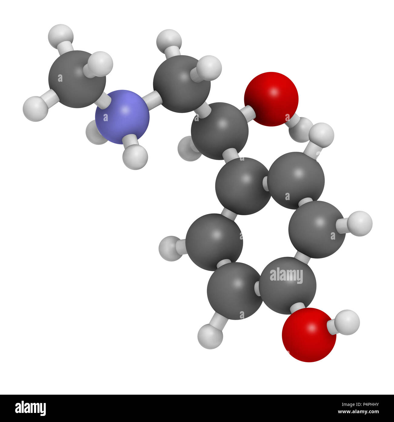 Synephrine herbal stimulant molecule. Present in several Citrus species ...