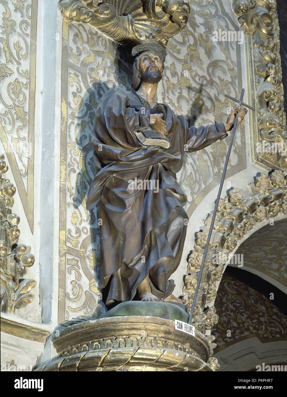 SAN FELIPE APOSTOL - SIGLO XVIII - BARROCO ESPAÑOL. Author: Pedro Duque ...