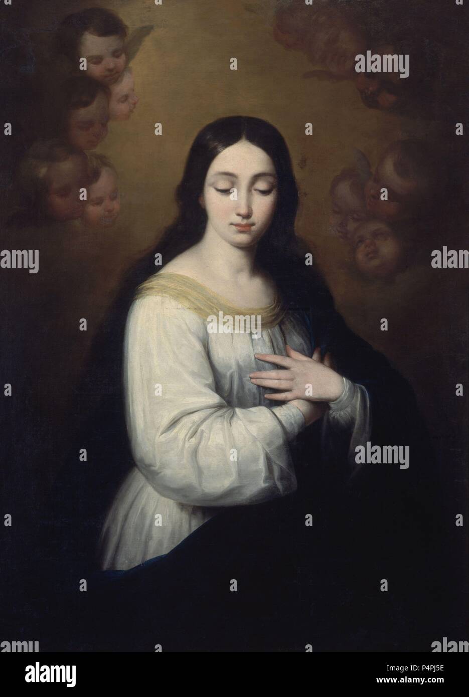LA INMACULADA CONCEPCION-OLEO LIENZO,124x92 CM. Author: Antonio Maria ...