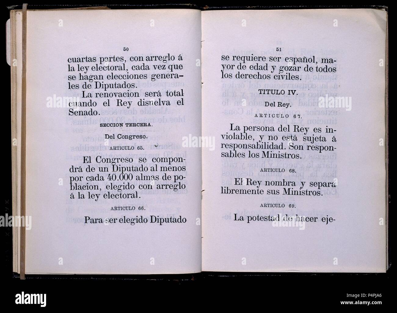 Constitucion española 1869 hi-res stock photography and images - Alamy