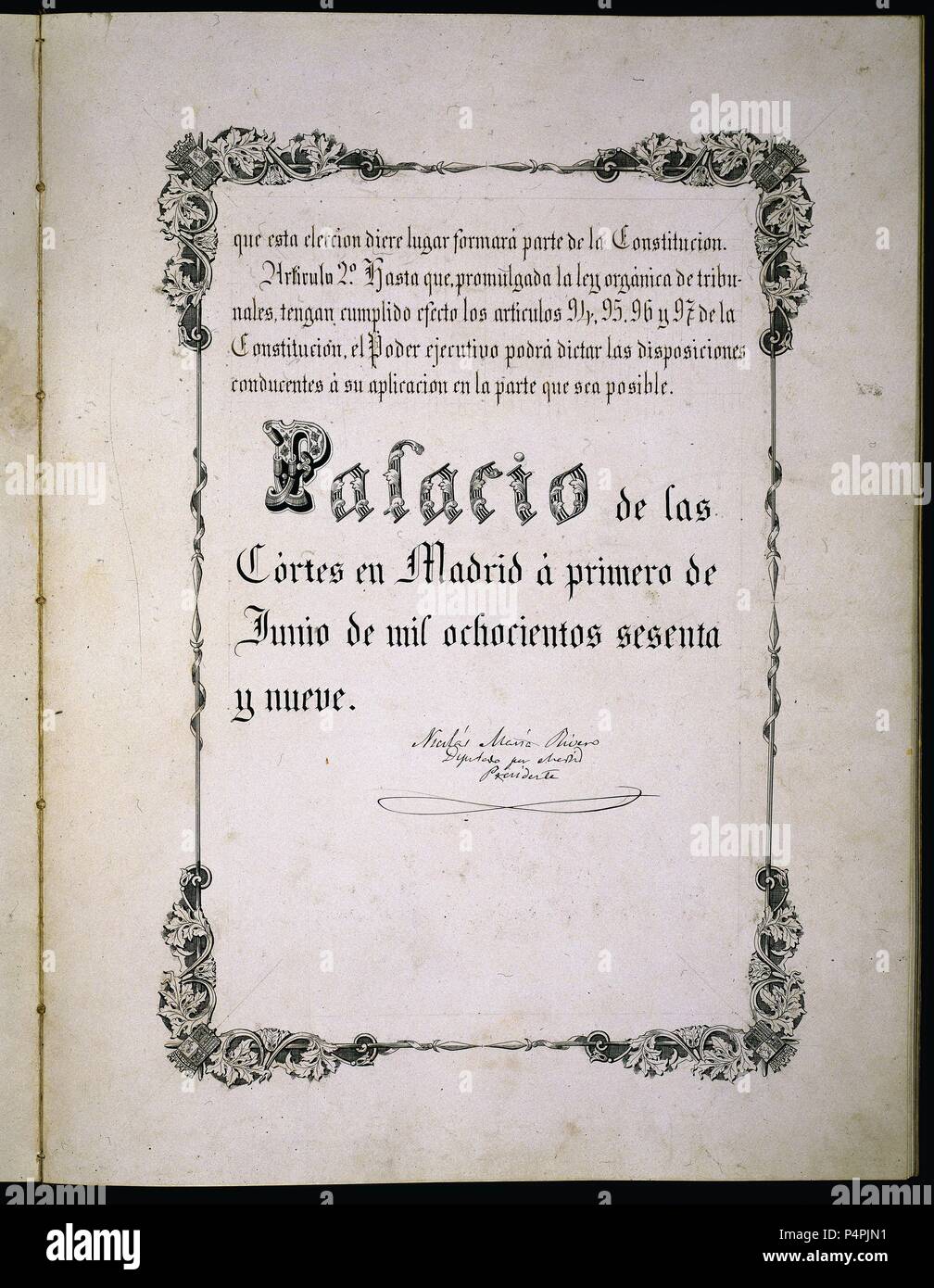 Constitución de 1869 hi-res stock photography and images - Alamy