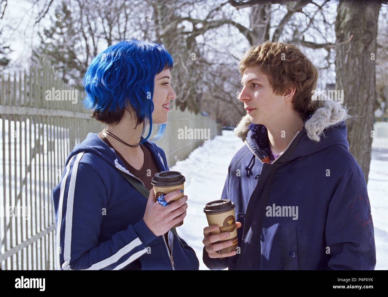 Mary Elizabeth Winstead Scott Pilgrim Cabello Azul Pin By Kaisen