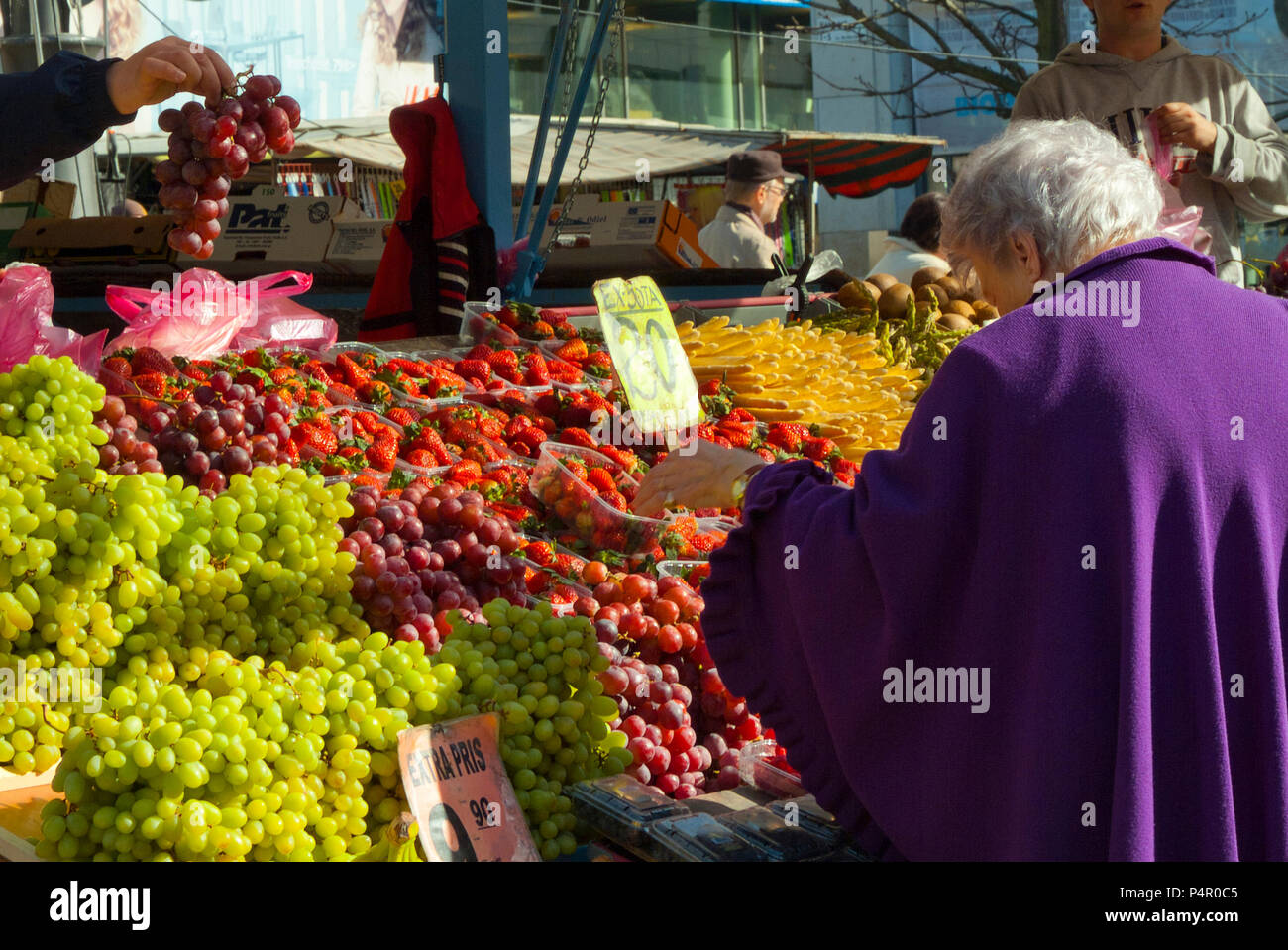Market Stockholm Sweden Stock Photo - Alamy