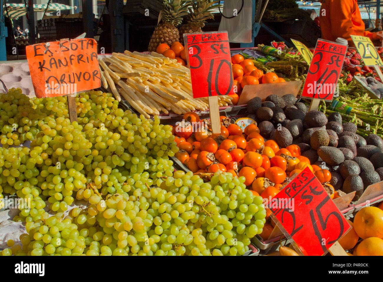 Market Stockholm Sweden Stock Photo - Alamy